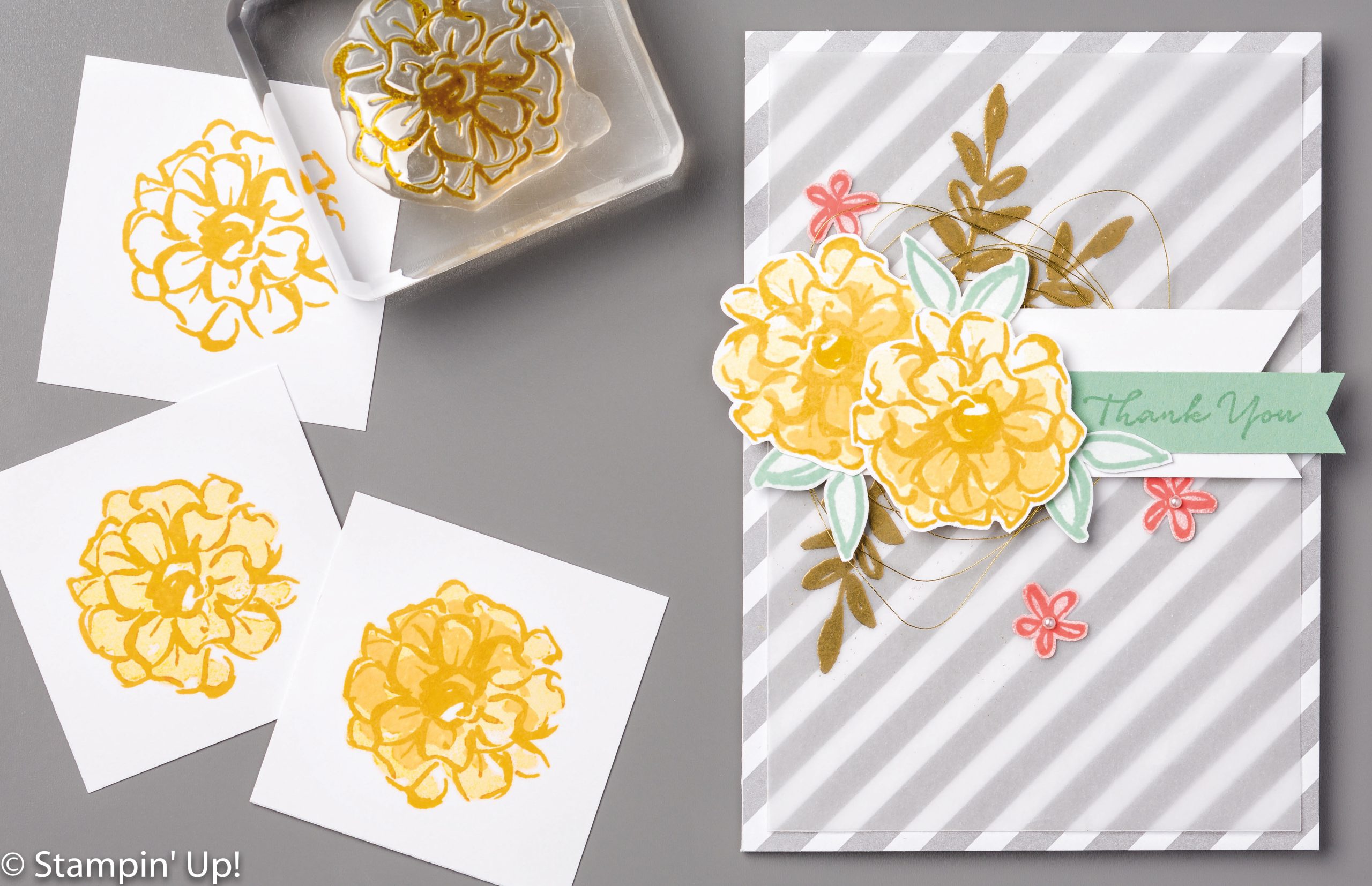 WHAT I LOVE, TWO-STEP STAMPING and MASKING.....ALL AT THE LIBRARY ...