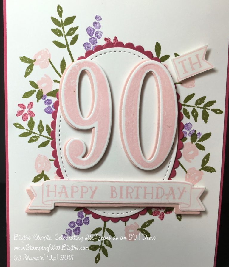 Number of Years Stamp Set - Blythe Klipple, Stamping With Blythe