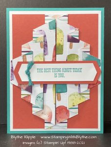 Double Pleat Fancy Fold Cards - Blythe Klipple, Stamping With Blythe