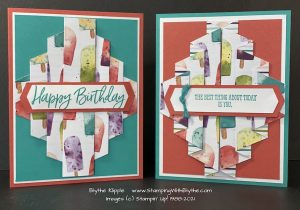 Double Pleat Fancy Fold Cards - Blythe Klipple, Stamping With Blythe