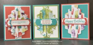 Double Pleat Fancy Fold Cards - Blythe Klipple, Stamping With Blythe