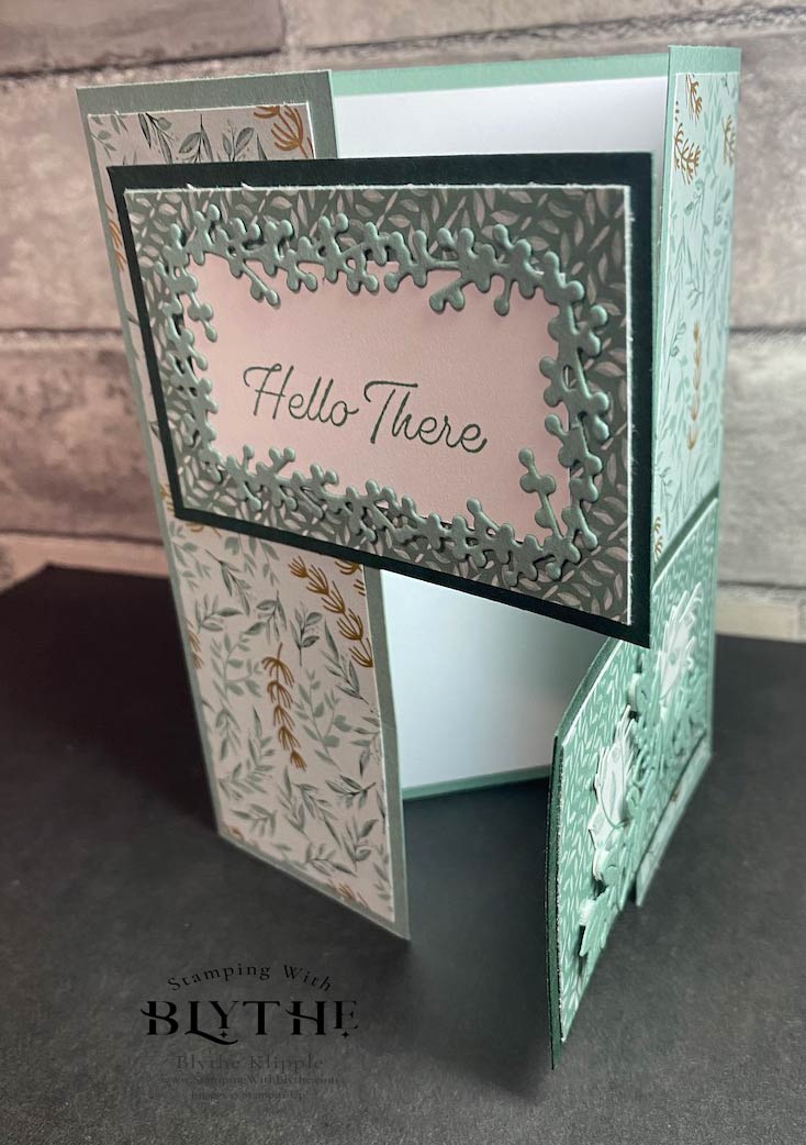 Center Fold Card with Directions! - Blythe Klipple, Stamping With Blythe